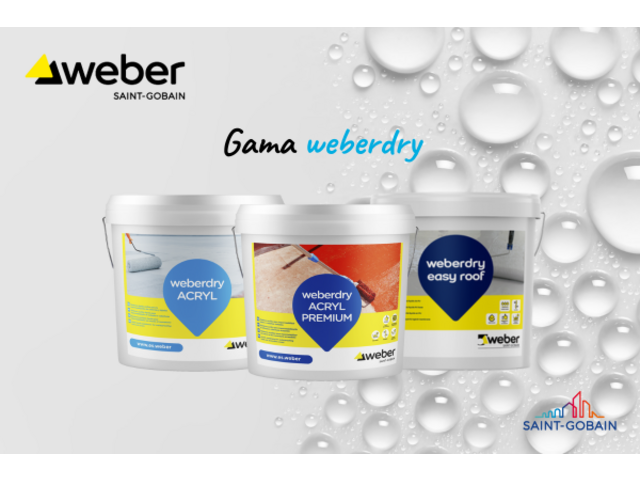 SAINT-GOBAIN WEBER AMPLÍA SU GAMA WEBERDRY PARA IMPERMEABILIZAR CUBIERTAS Y TERRAZAS | Weber ES